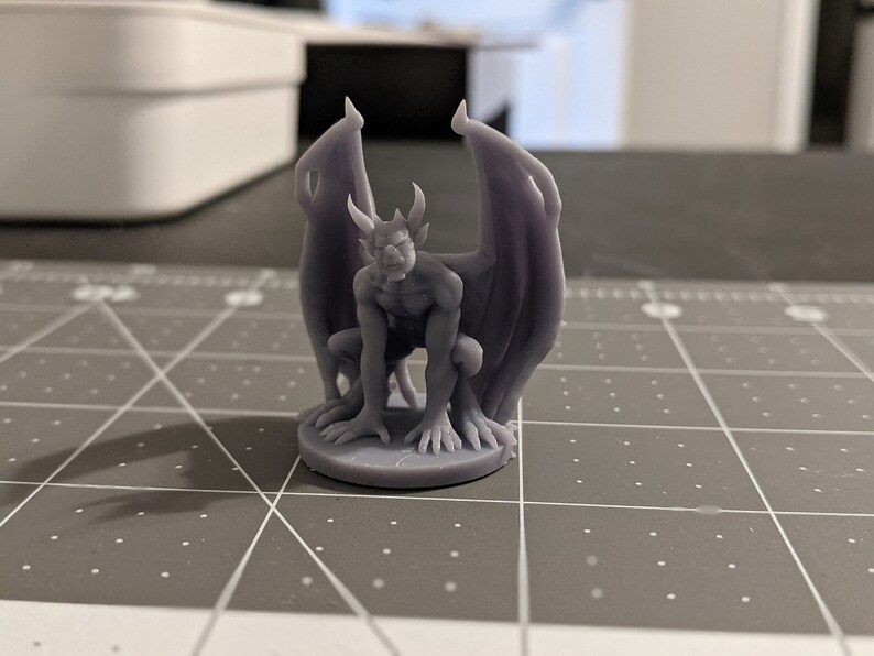 Gargoyle Miniature for Dungeons and Dragons by Mz4250 - Etsy