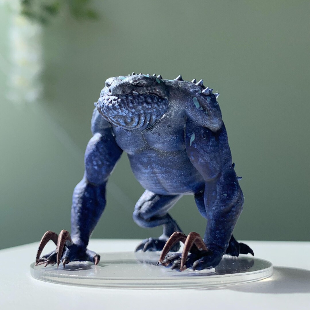 Blue Slaad, Miniature for Dungeons and Dragons by Mz4250 - Etsy