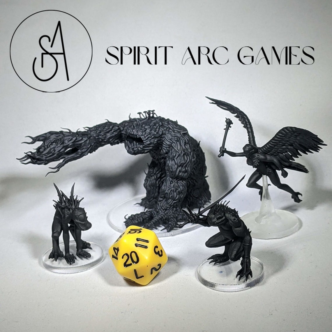 Arcanaloth Miniature for Dungeons and Dragons by Mz4250 - Etsy