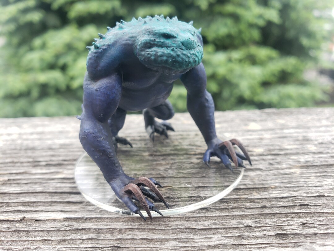 Blue Slaad, Miniature for Dungeons and Dragons by Mz4250 - Etsy