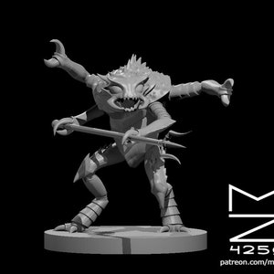 Mezzoloth, Miniature for Dungeons and Dragons by Mz4250 - Etsy