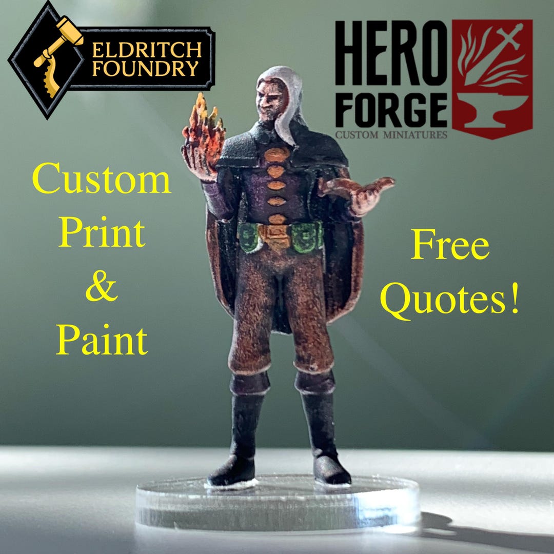 Custom Player Character Miniature for Dnd | READ DESCRIPTION | Hero ...