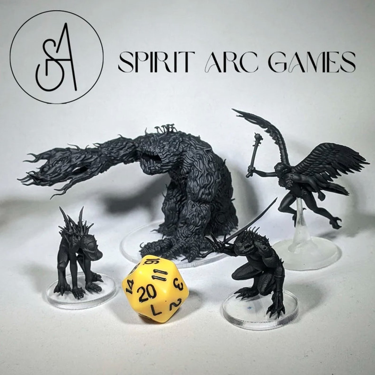 Ghoul / Ghast, Miniature for Dungeons and Dragons by Mz4250 - Etsy