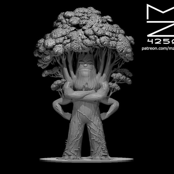 Dungeons and Dragons Treant Miniature - Etsy