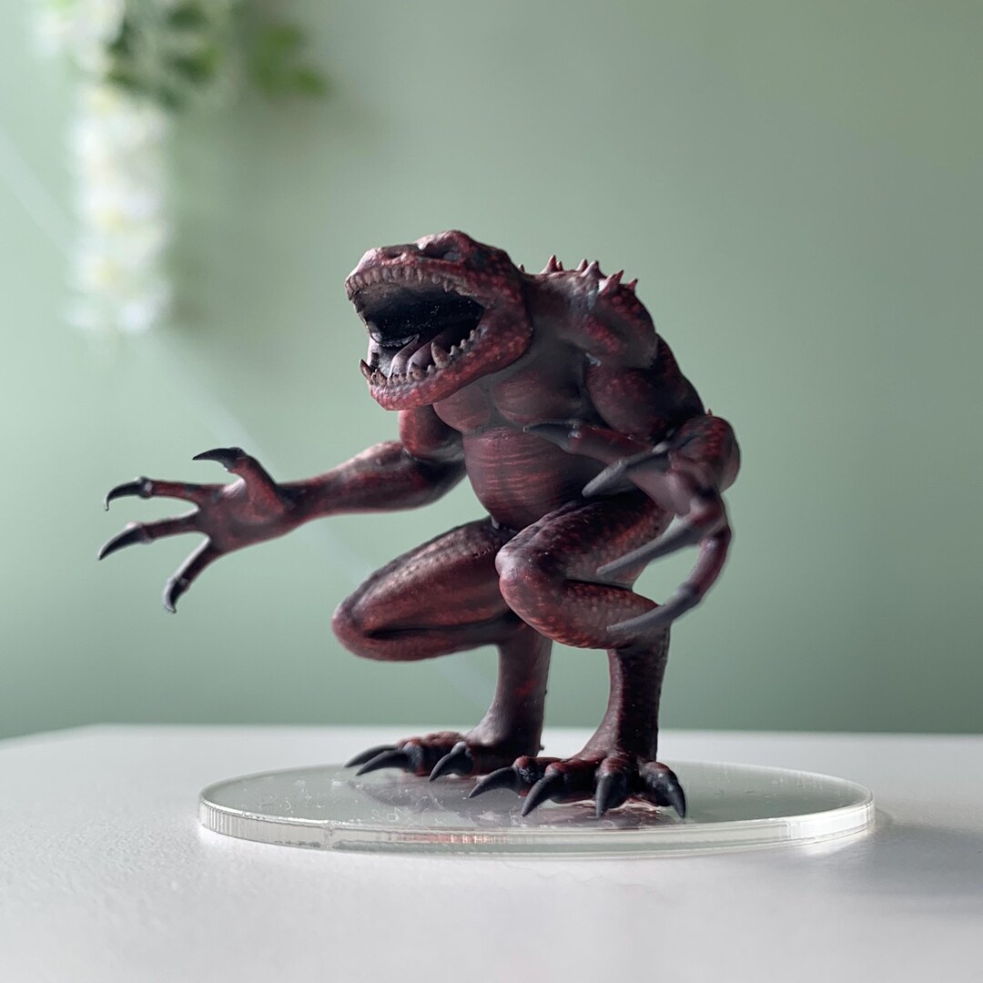 Red Slaad, Miniature for Dungeons and Dragons by Mz4250 - Etsy