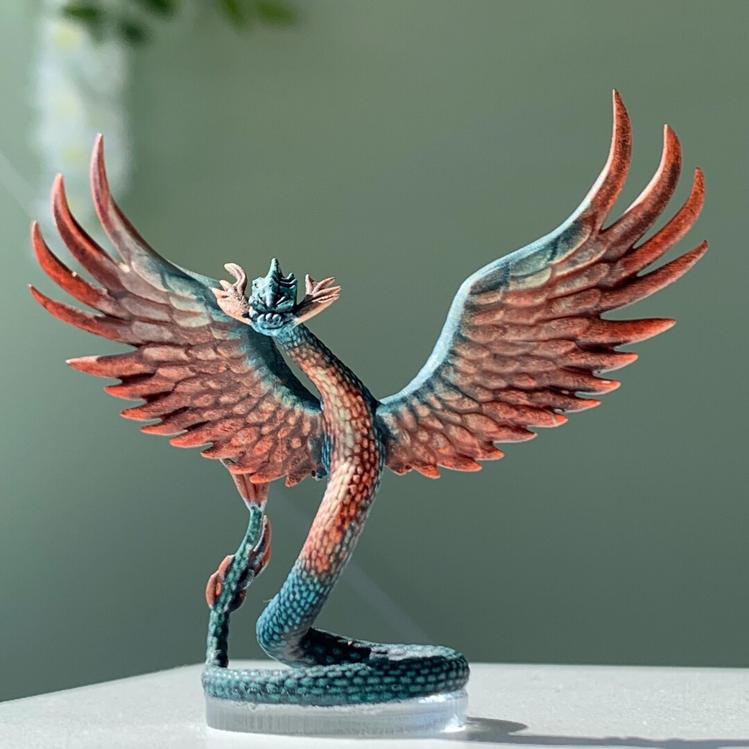 Couatl, Miniature for Dungeons and Dragons by Mz4250 - Etsy