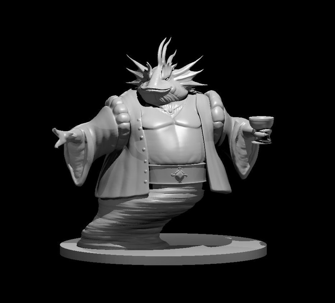 Marid, Miniature for Dungeons and Dragons by Mz4250 - Etsy