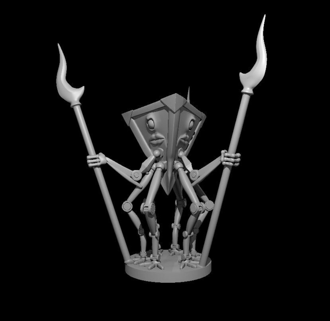 Tridrone Miniature for Dungeons and Dragons by Mz4250 - Etsy