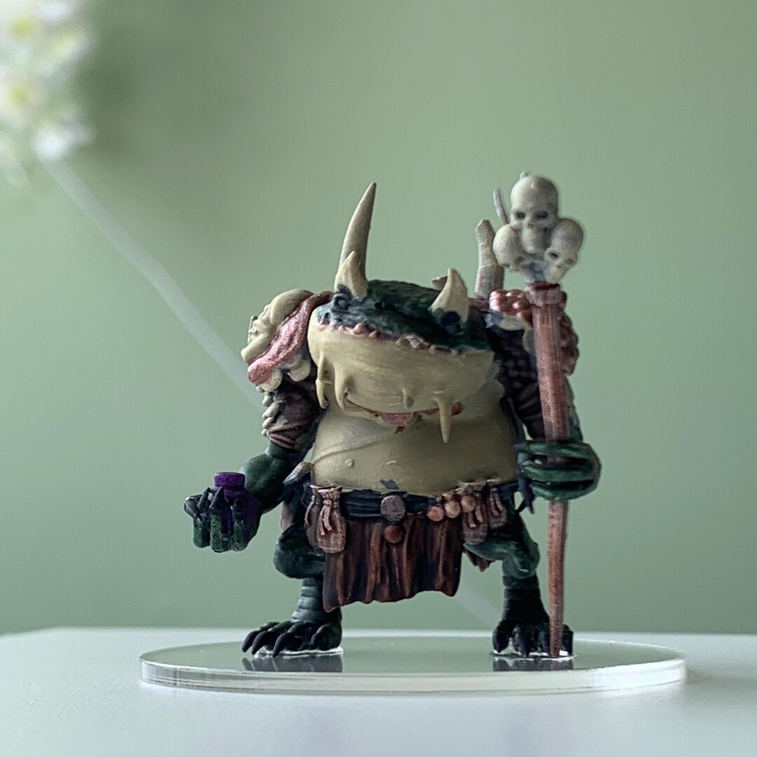 Green Slaad, Miniature for Dungeons and Dragons by Mz4250 - Etsy