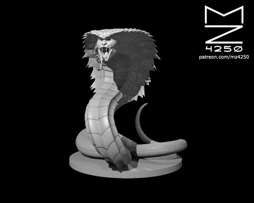 Spirit Naga, Miniature for Dungeons and Dragons by Mz4250 - Etsy