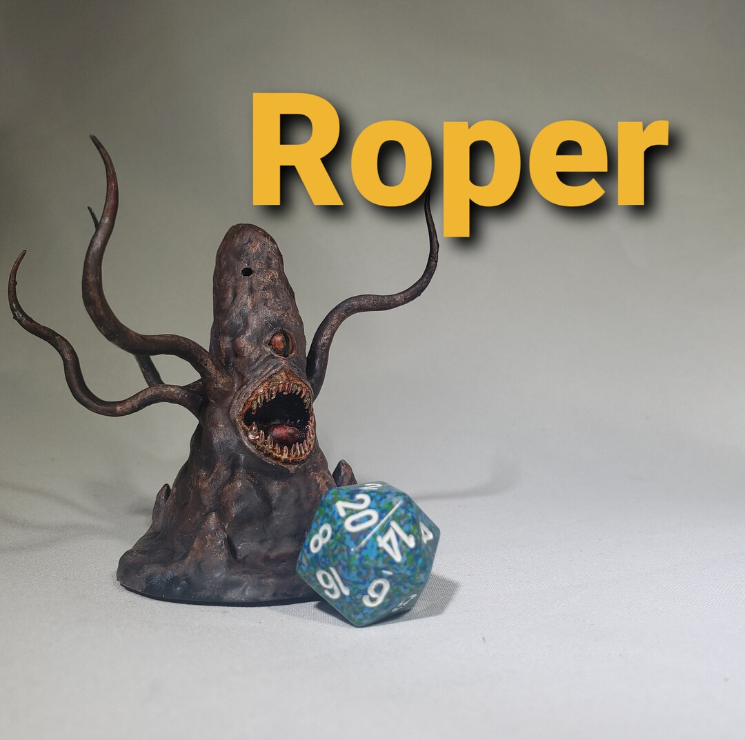 Roper Miniature for Dungeons and Dragons by Mz4250 - Etsy Hong Kong