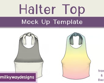 Halter Top Template - Etsy