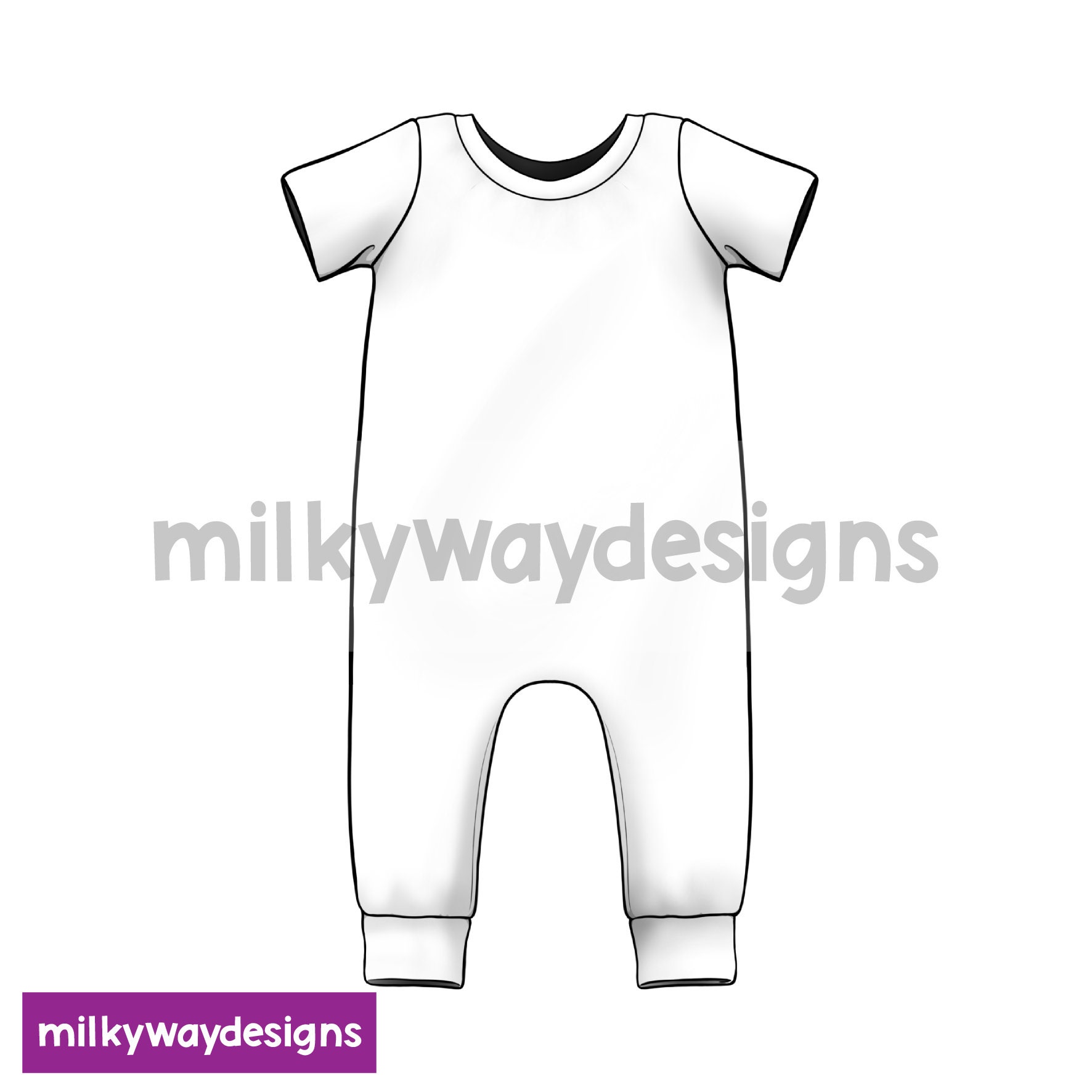 5x Product Mock up Template Harem Coverall Rompers Sleeve and - Etsy