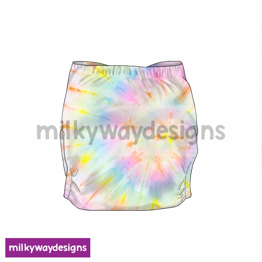 Product Mock up Template Adjustable Cloth Diaper Nappy Reusable 3 Views ...