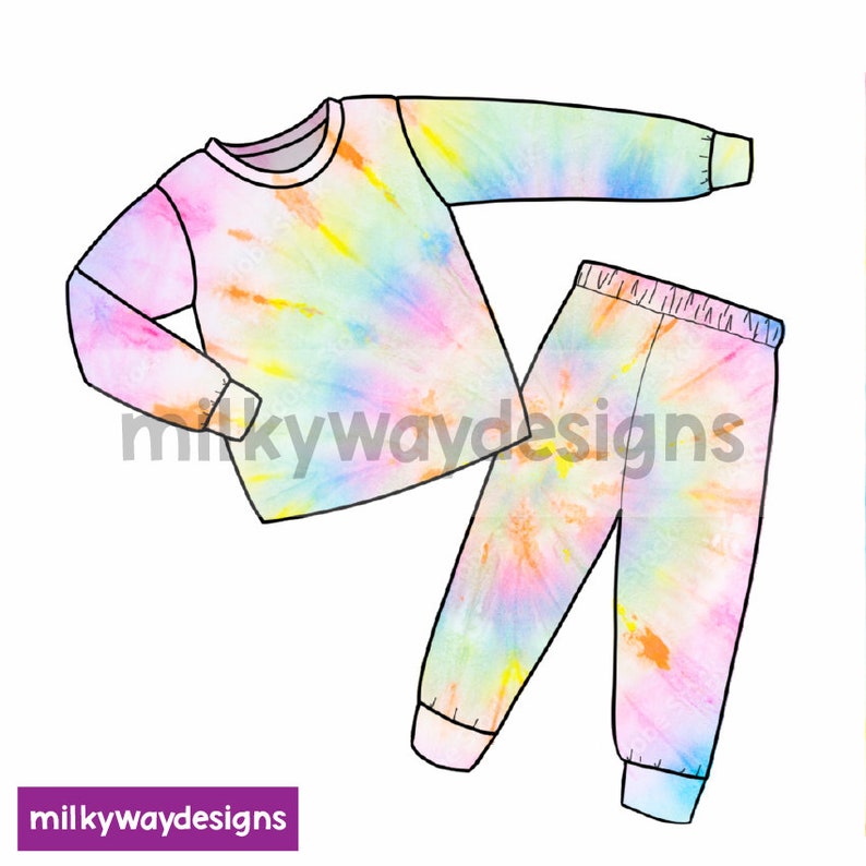 Product Mock up Template PJ'S Pyjamas Set PNG Canva Etc - Etsy