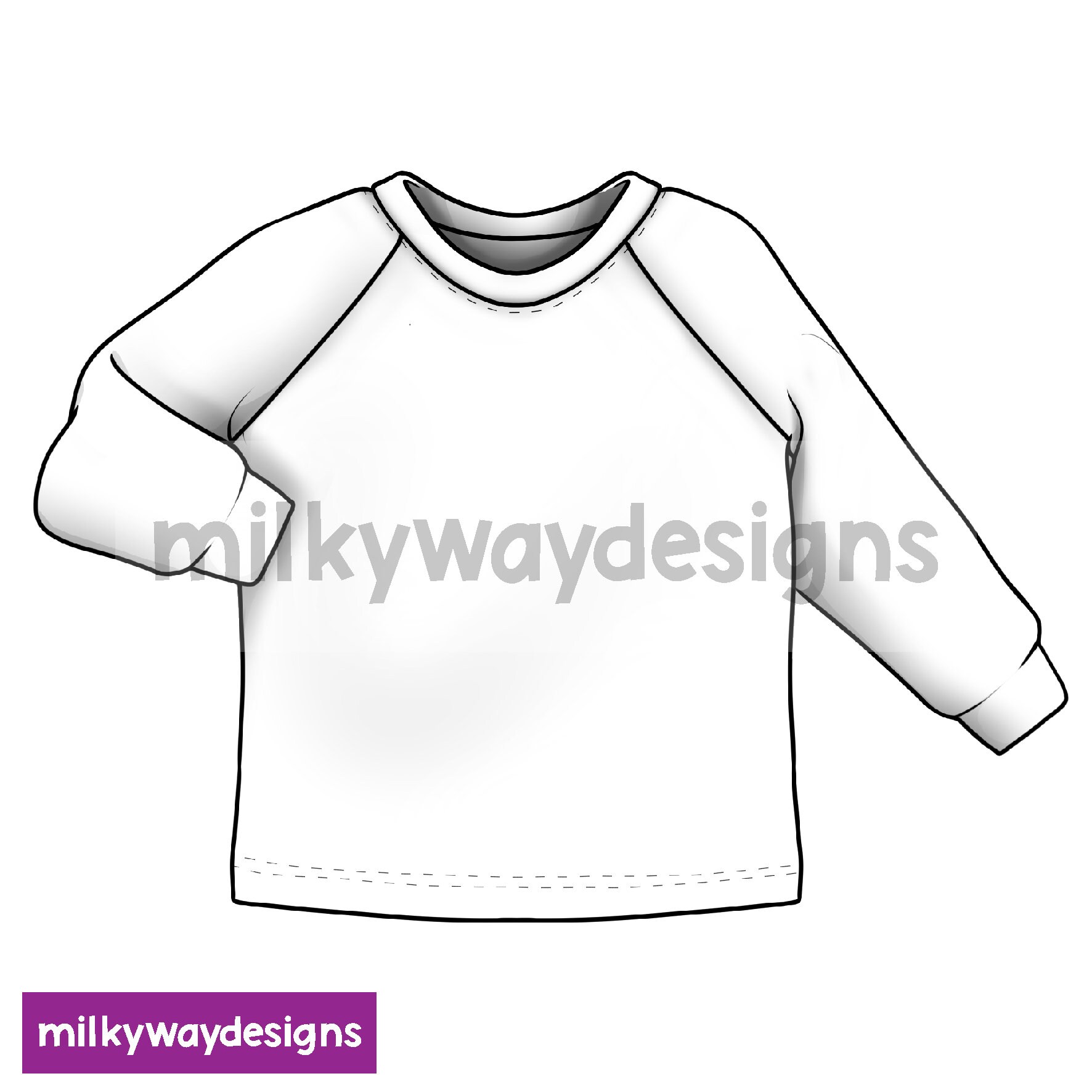 Product Mock up Templates Raglan Long Sleeve Tee Tops Sleeve - Etsy