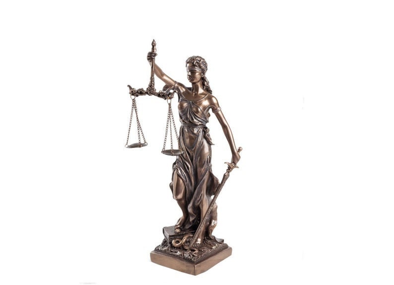 30 Themis Statue Bronze. Symbol of Justice Themis Bronze - Etsy
