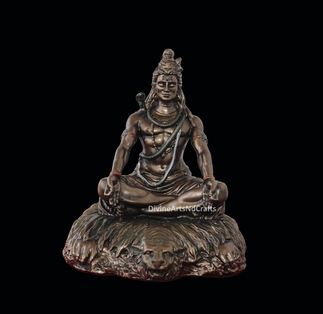 Shiva Statue, Resin Shiva Statue, 5 Shiva Meditating Statue, Lord Shiva ...