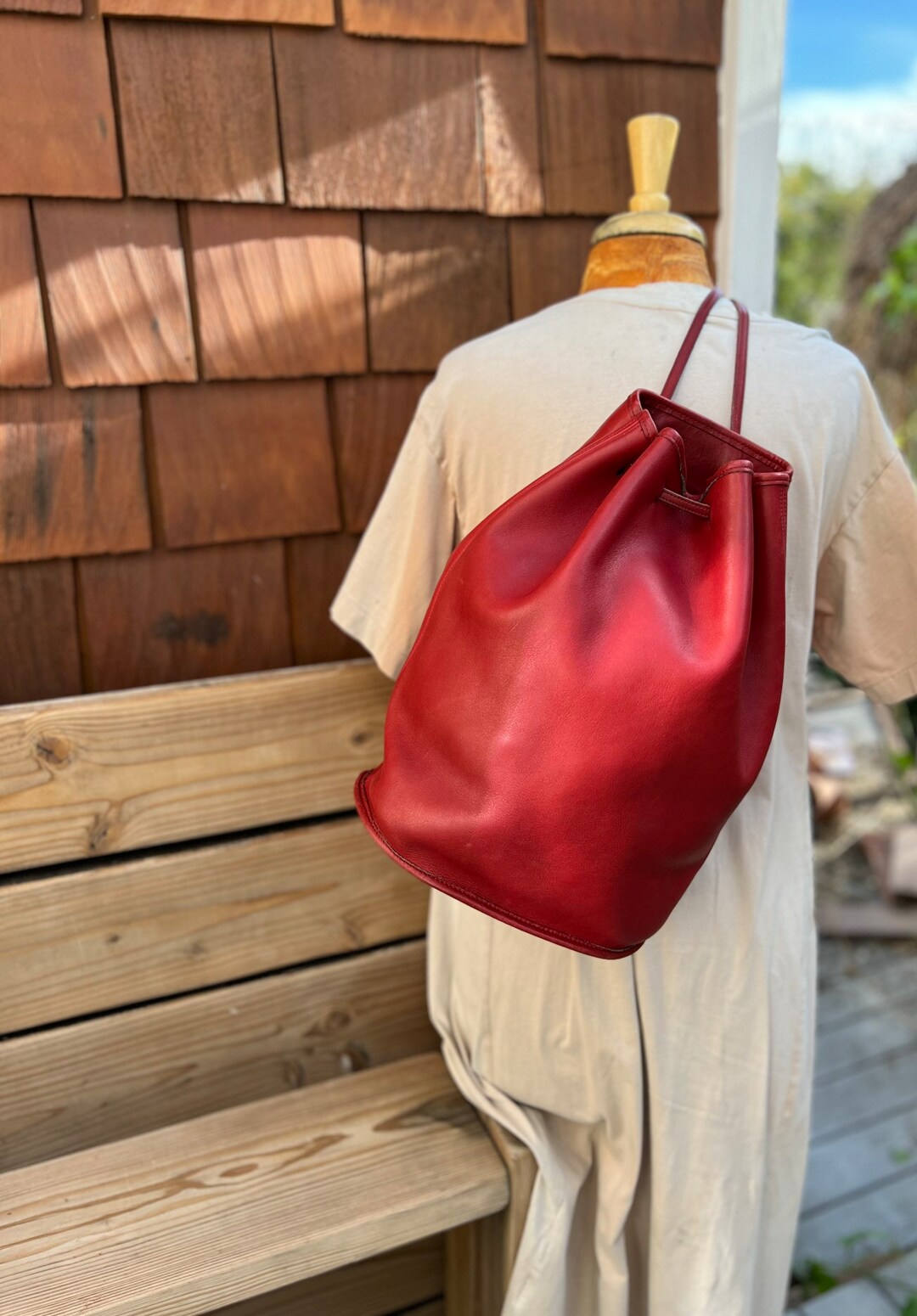 Rare Vintage Coach Bixby Bag, Large Sling Shoulder Travel Weekender Bag ...