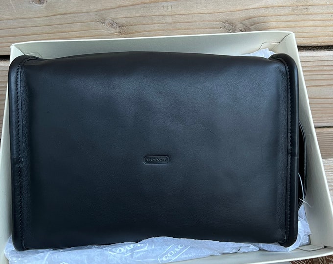 New, Vintage Coach Toiletry Travel Dopp Kit, Black - Etsy