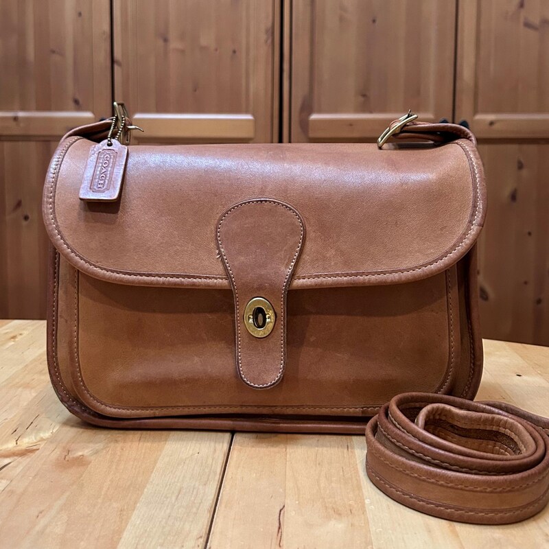 Coach Cowhide Purse - Etsy