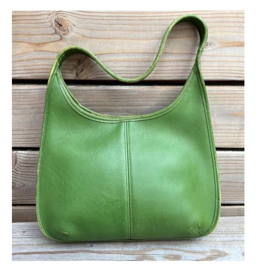 Kiwi Vintage Coach Large Ergo Zip Bag 9025 - Etsy