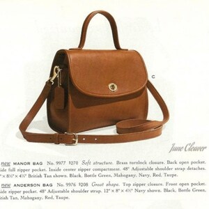 Like New, Vintage Coach Manor Bag, Top Handle Satchel 9977, Red - Etsy