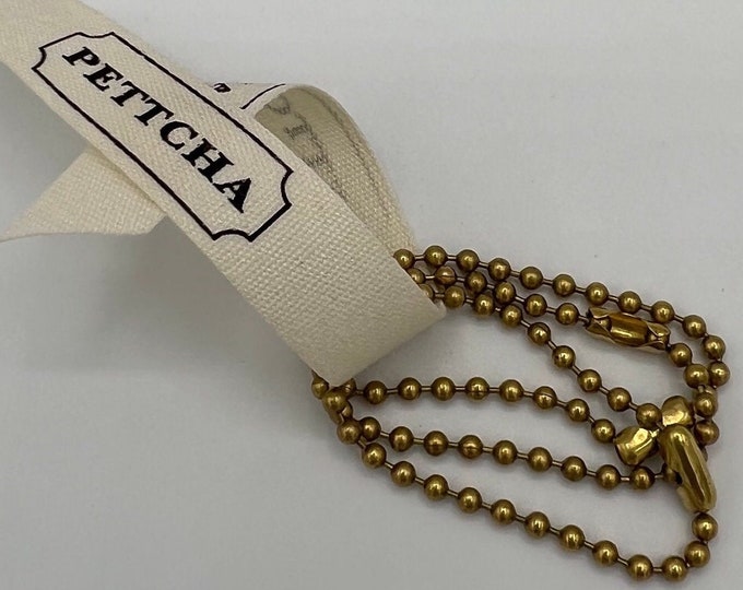 Silver Tone, Coach Metal Tag, With Ball Chain, 2 Inch - Etsy