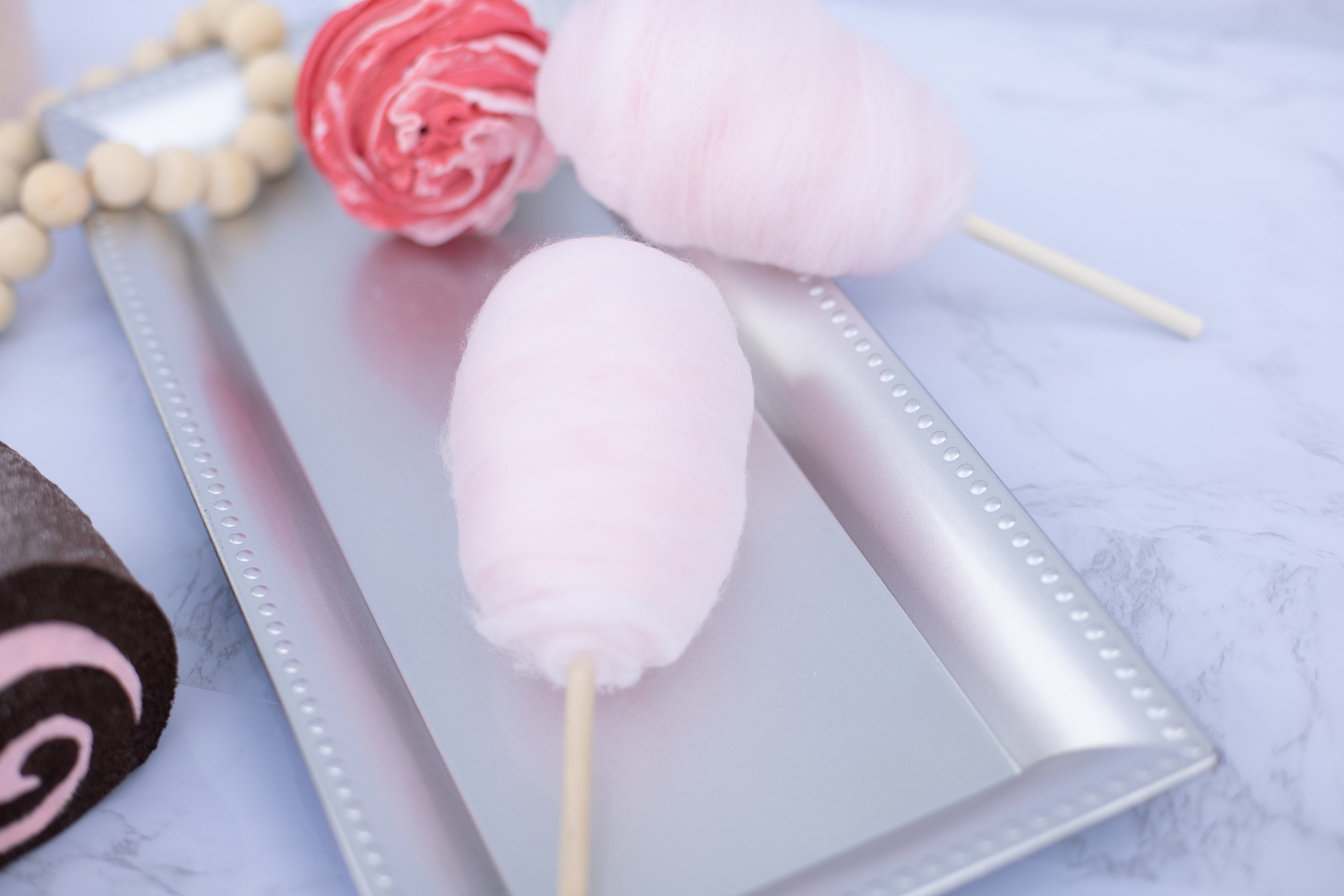 Mini Cotton Candy , Fake Food Props and Coffee Bar Decor , Fake Cotton ...