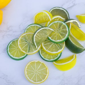 Fake Lemon Slices, Lemon Tier Display, Artificial Lemon Slice, Lemon ...