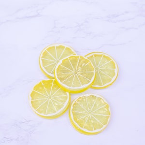 Fake Lemon Slices, Lemon Tier Display, Artificial Lemon Slice, Lemon ...