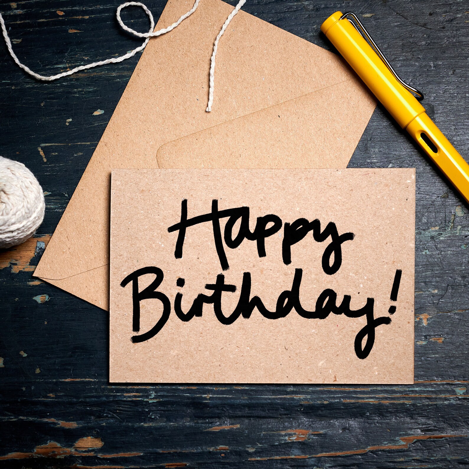 Birthday Card / Happy Birthday / Handwritten Birthday Card / Eco Cards ...