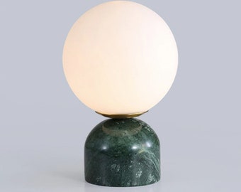 Green Marble Lamp | Etsy
