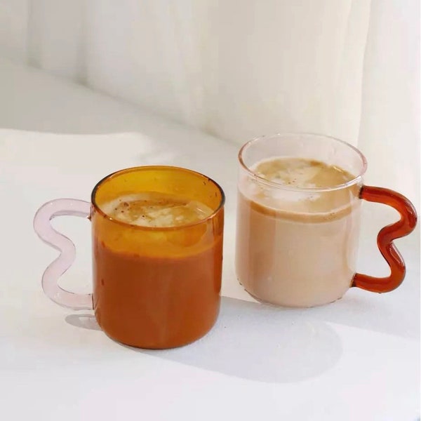 Glass Mug Handmade - Etsy