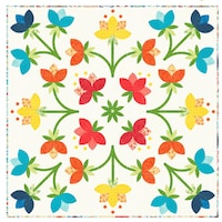 A Day in Happyland *folk Art Applique and Hand-embroidery Quilt ...