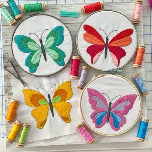 Flutterby Embroidery - Etsy