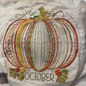 October Sampler Stitch *PDF* Pattern - Etsy
