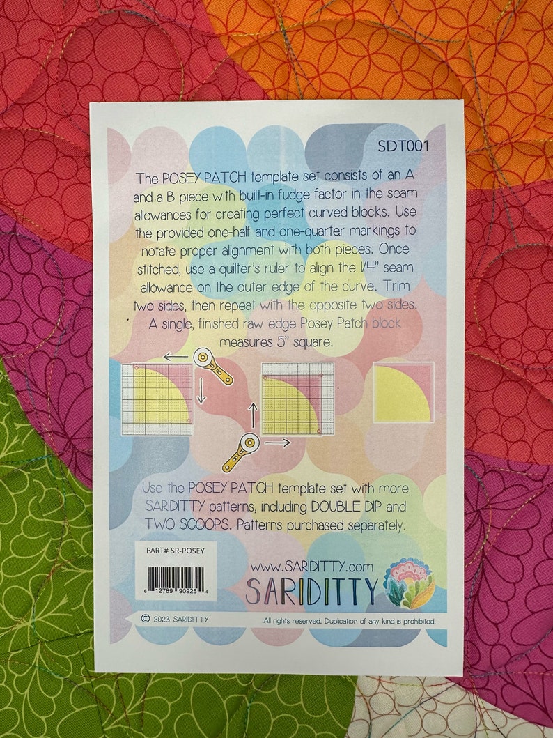 Posey Patch TEMPLATE Set - Etsy