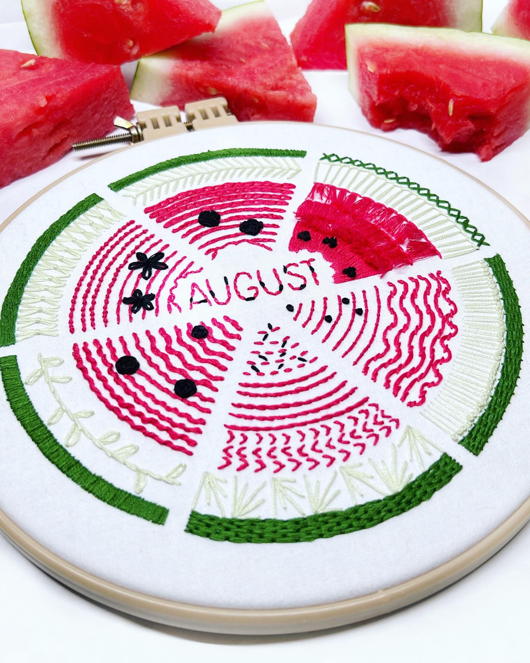 August Sampler Stitch *PDF* Pattern - Etsy