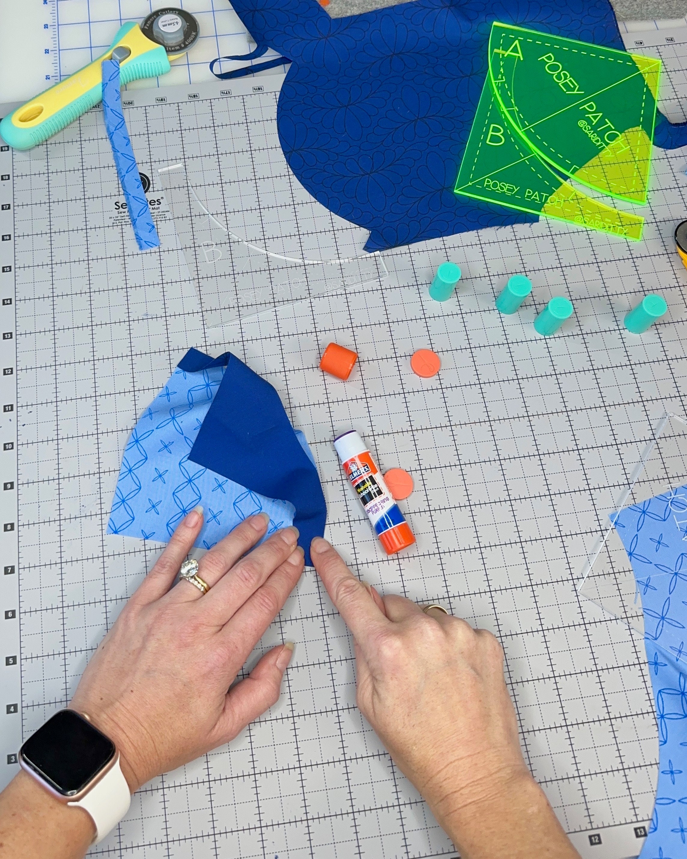 Posey Patch TEMPLATE Set - Etsy