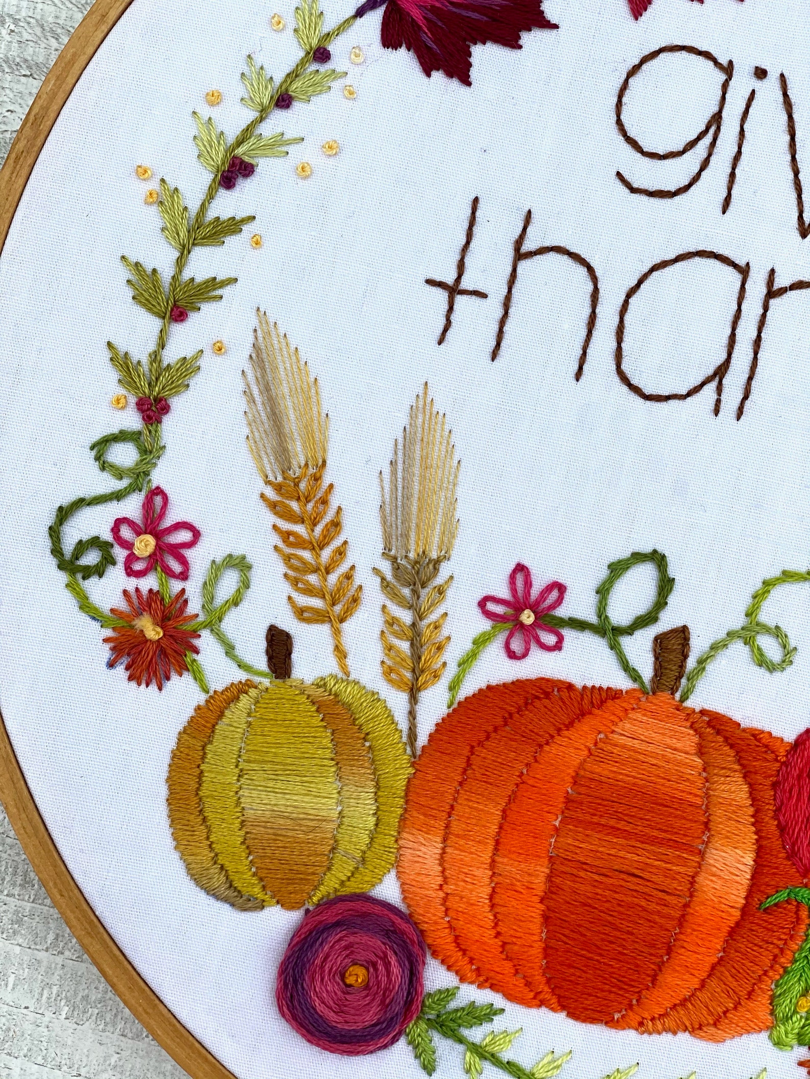 Give Thanks Stitch PDF Pattern - Etsy
