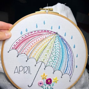 April Sampler Stitch *PDF* Pattern - Etsy