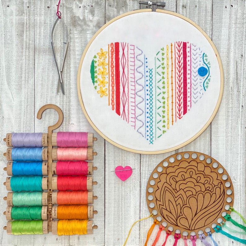 February Sampler Stitch PDF Pattern - Etsy