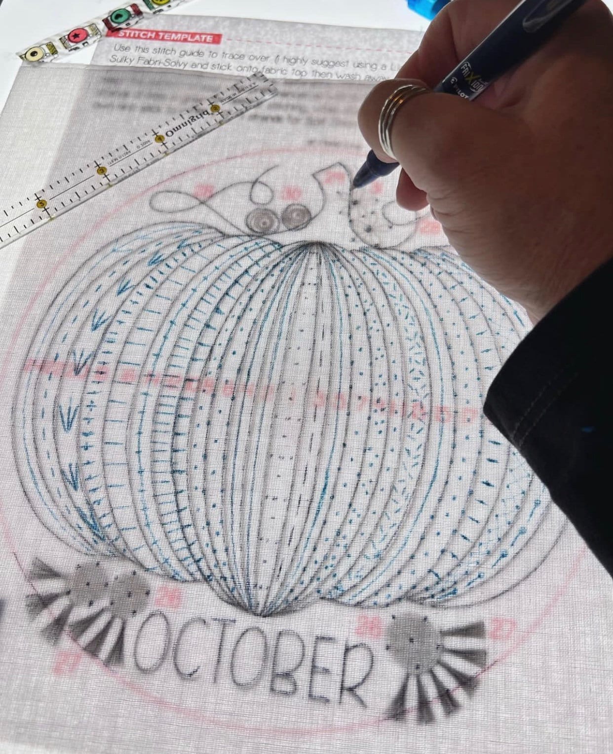 October Sampler Stitch *PDF* Pattern — SARIDITTY