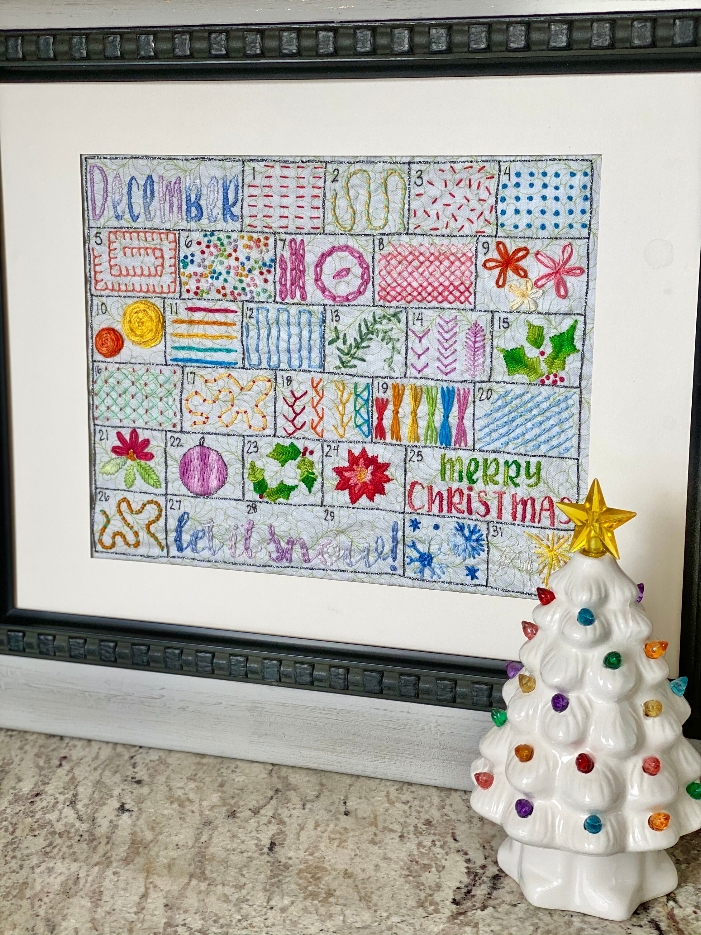December Calendar Stitch *PDF* Pattern — SARIDITTY