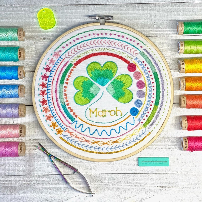 March Sampler Stitch *PDF* Pattern - Etsy