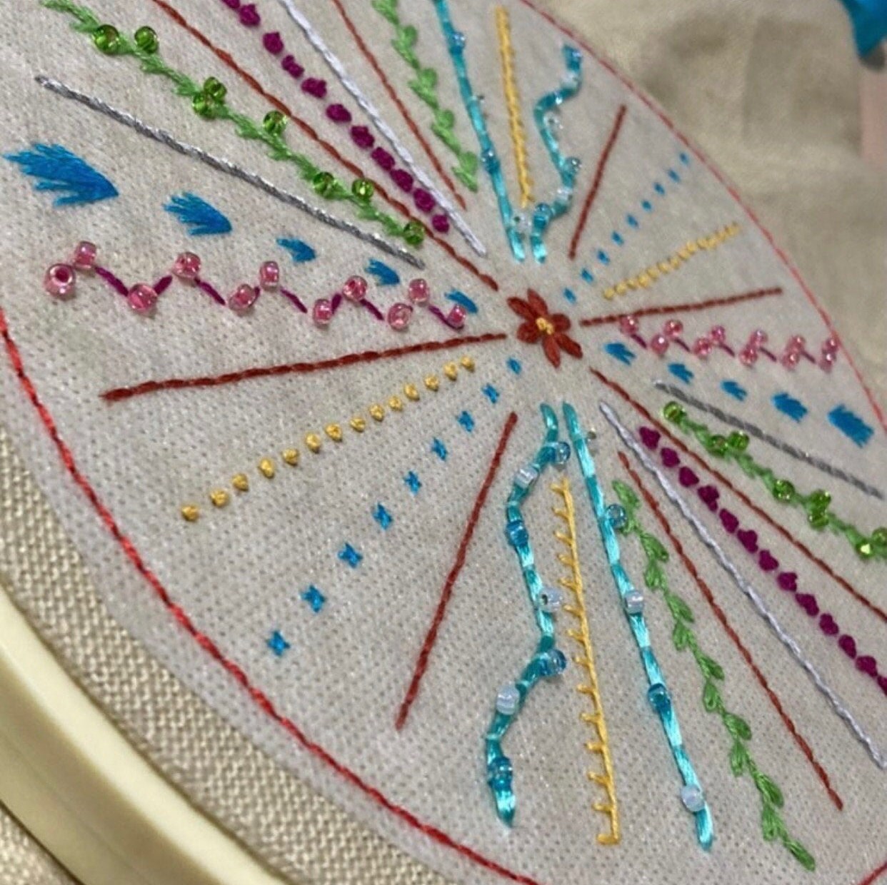 Sampler Hoop Stitch PDF Pattern - Etsy Canada