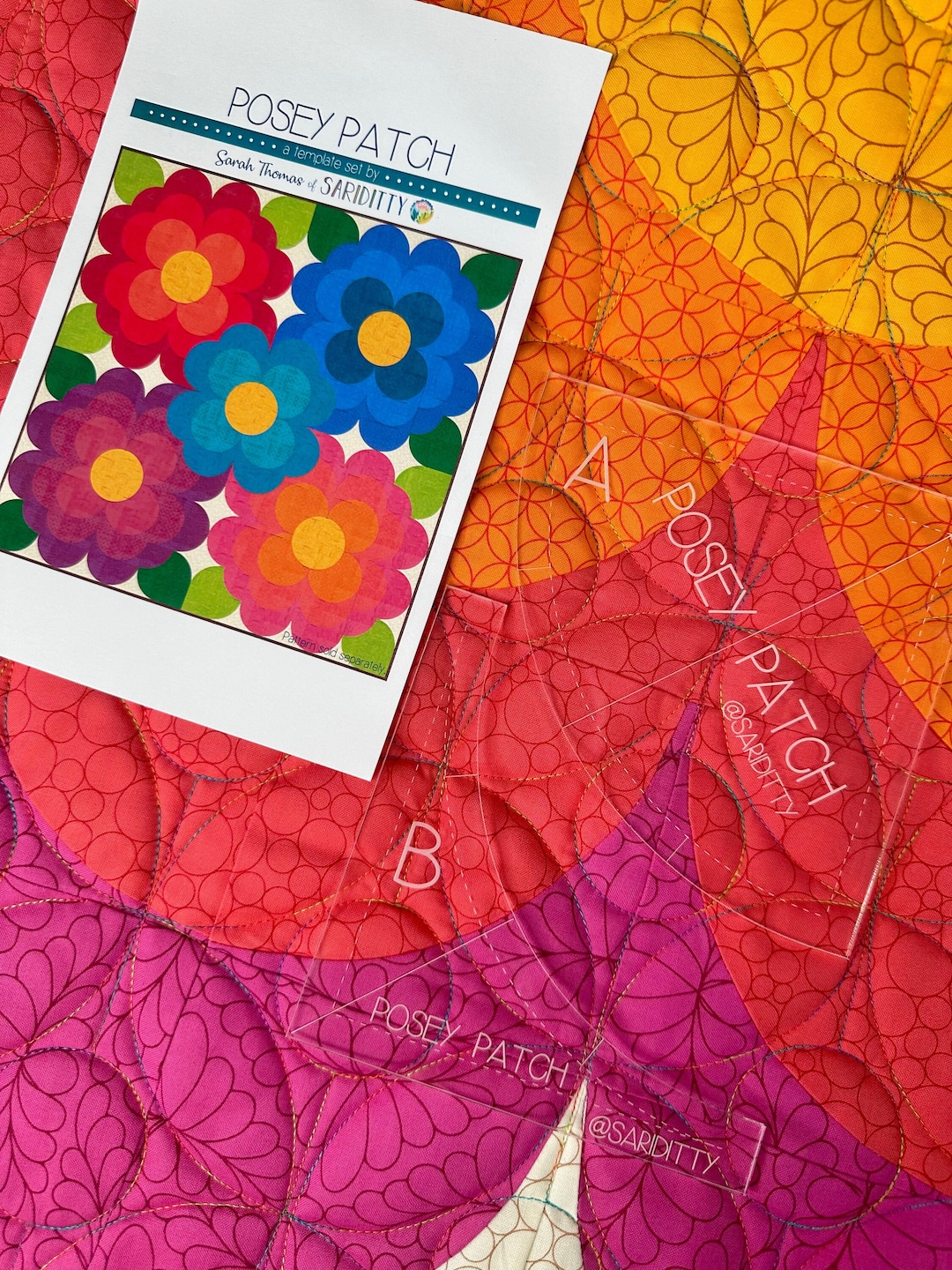 Posey Patch TEMPLATE Set - Etsy