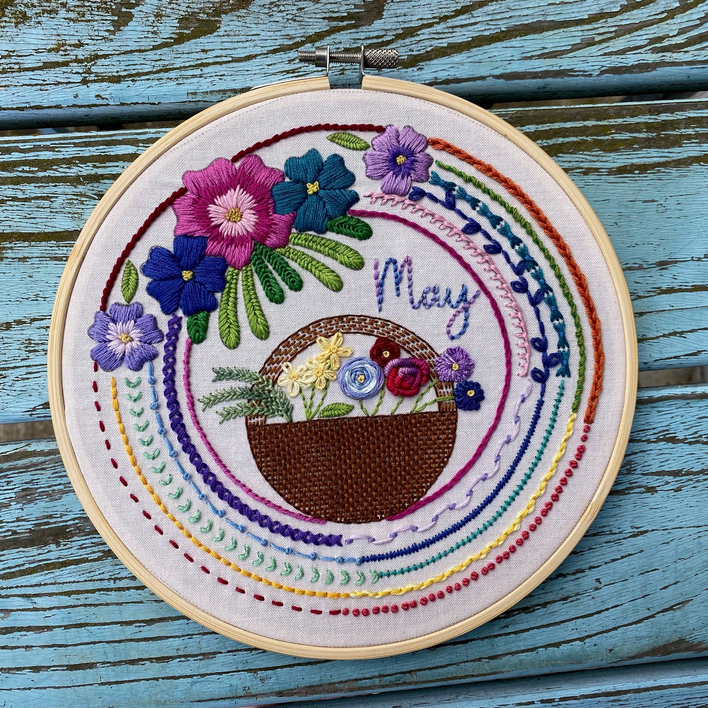 May Sampler Stitch PDF Pattern - Etsy