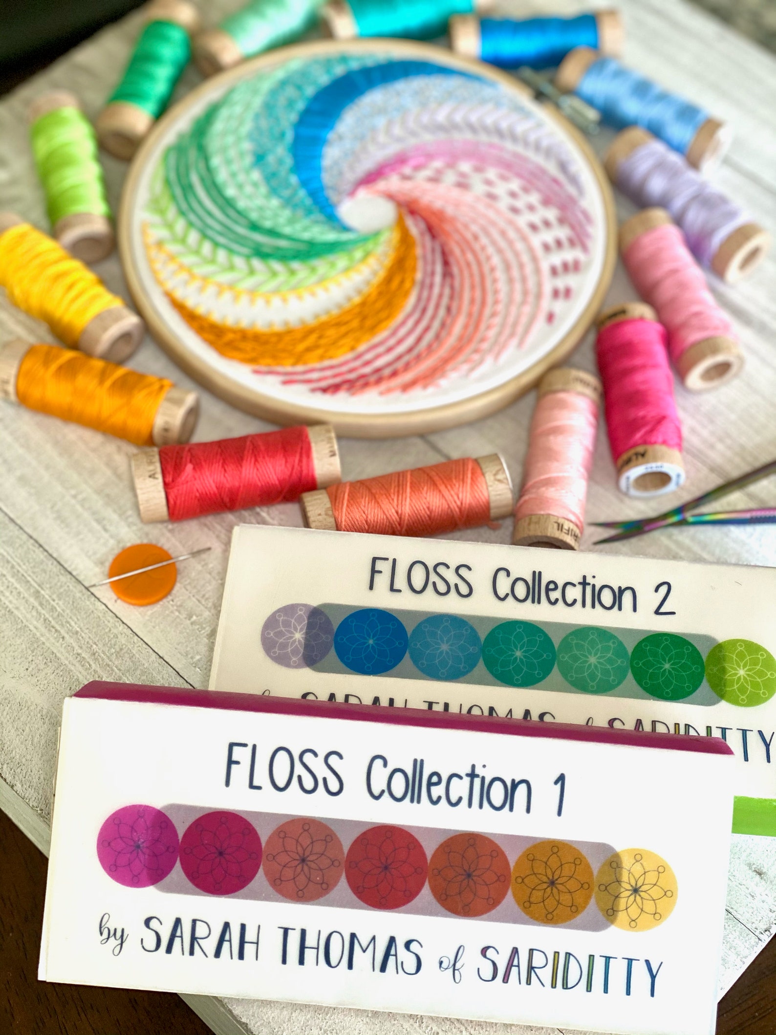 Pinwheel Hoop Stitch *PDF* Sampler Pattern - Etsy